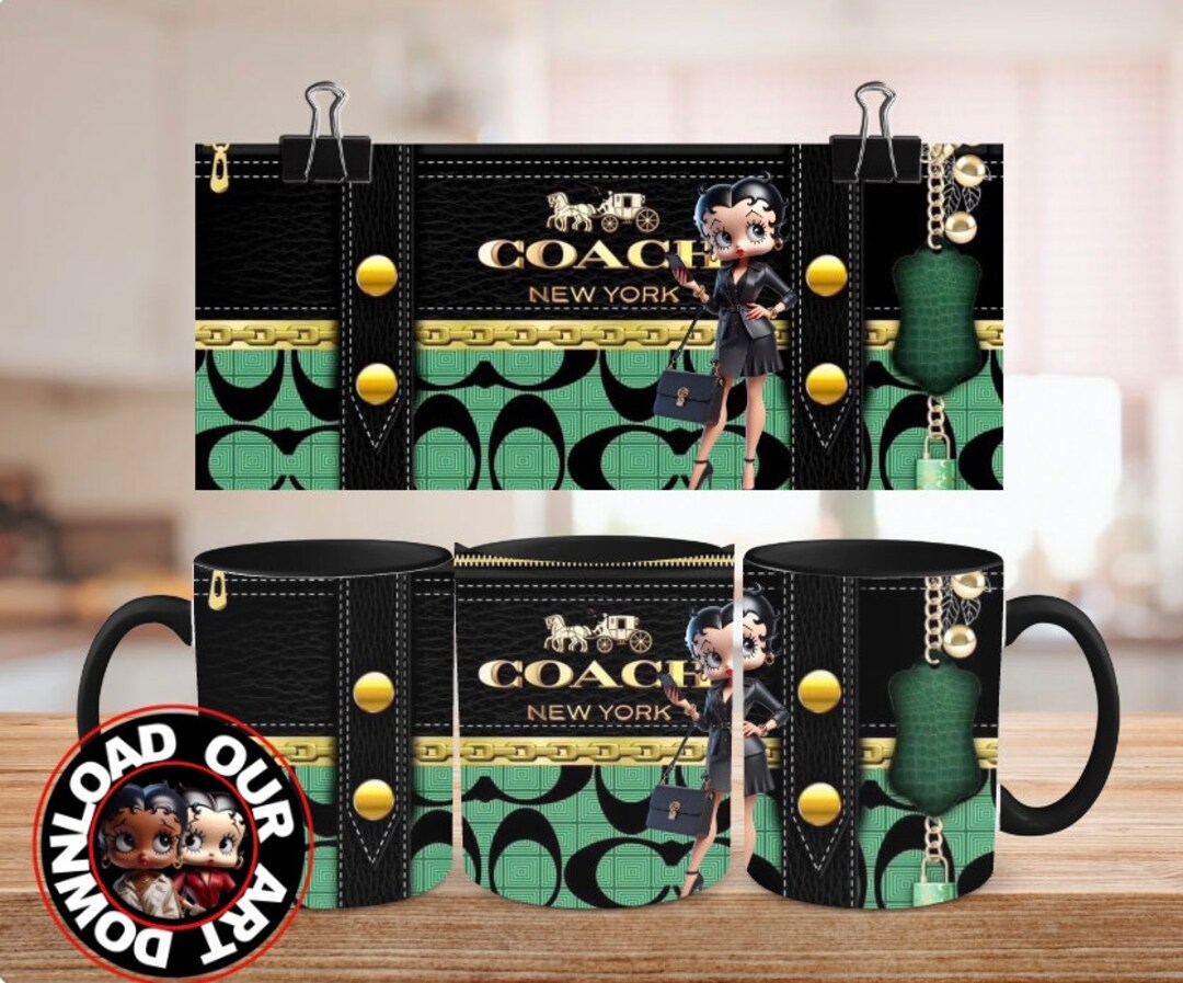 Betty Boop Mug Wrap, 15oz, 11oz, Sublimation Mug Wrap, Designer Png ...