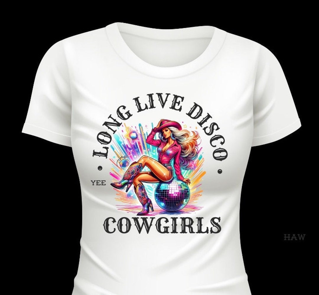 Longlive Cowgirl Png, Disco Cowgirl, Western Sublime Png, Sublime Shirt, Png Sublime, Nashville ...