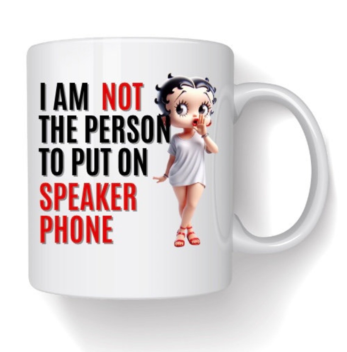 No Speaker Phone, Tumblers Betty Boop, Betty Boop PNG Mug Wrap Tumbler ...