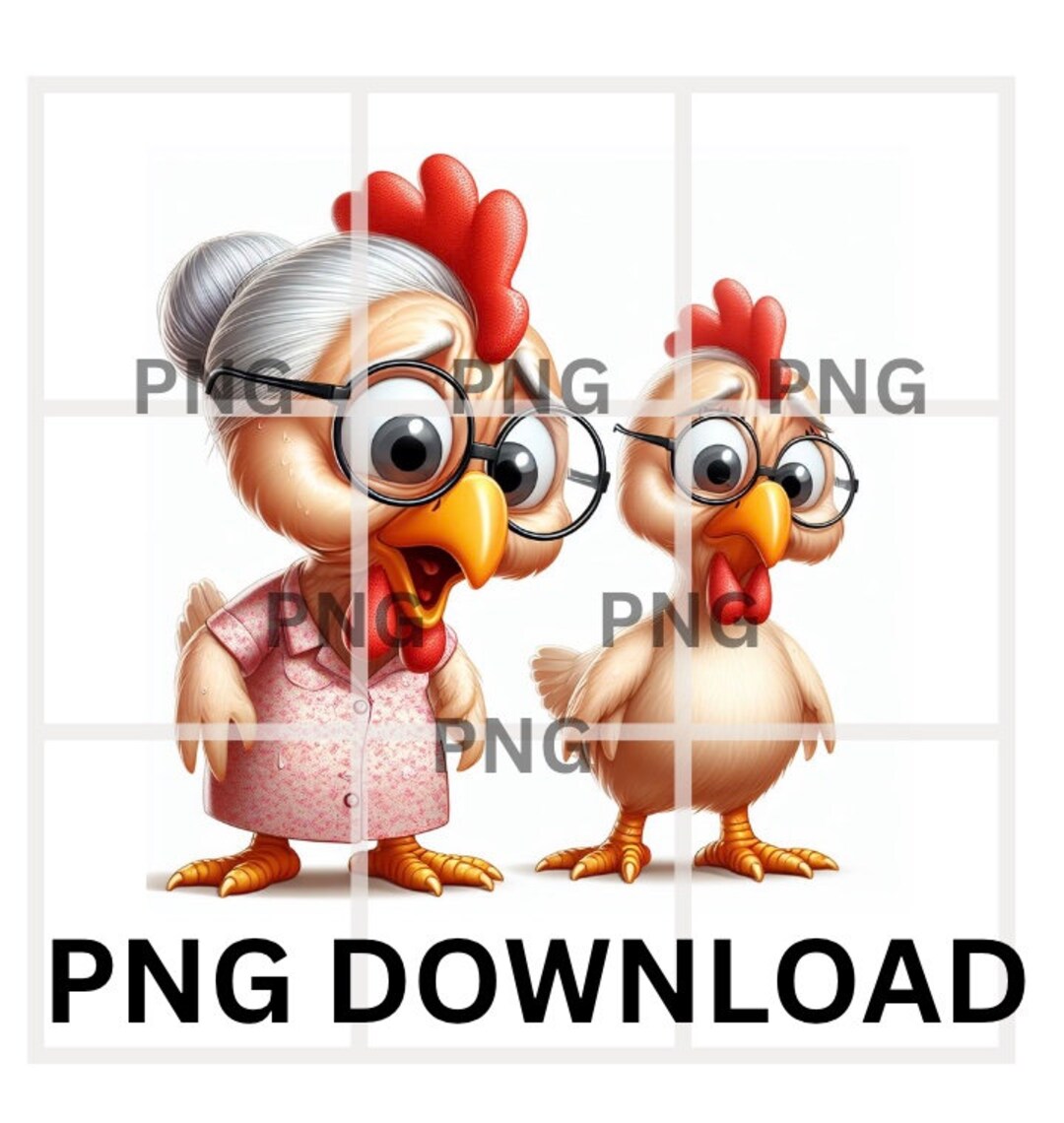 Crazy Funny Chickens, Boujee Png, Western Sublimation, Chicken Png ...