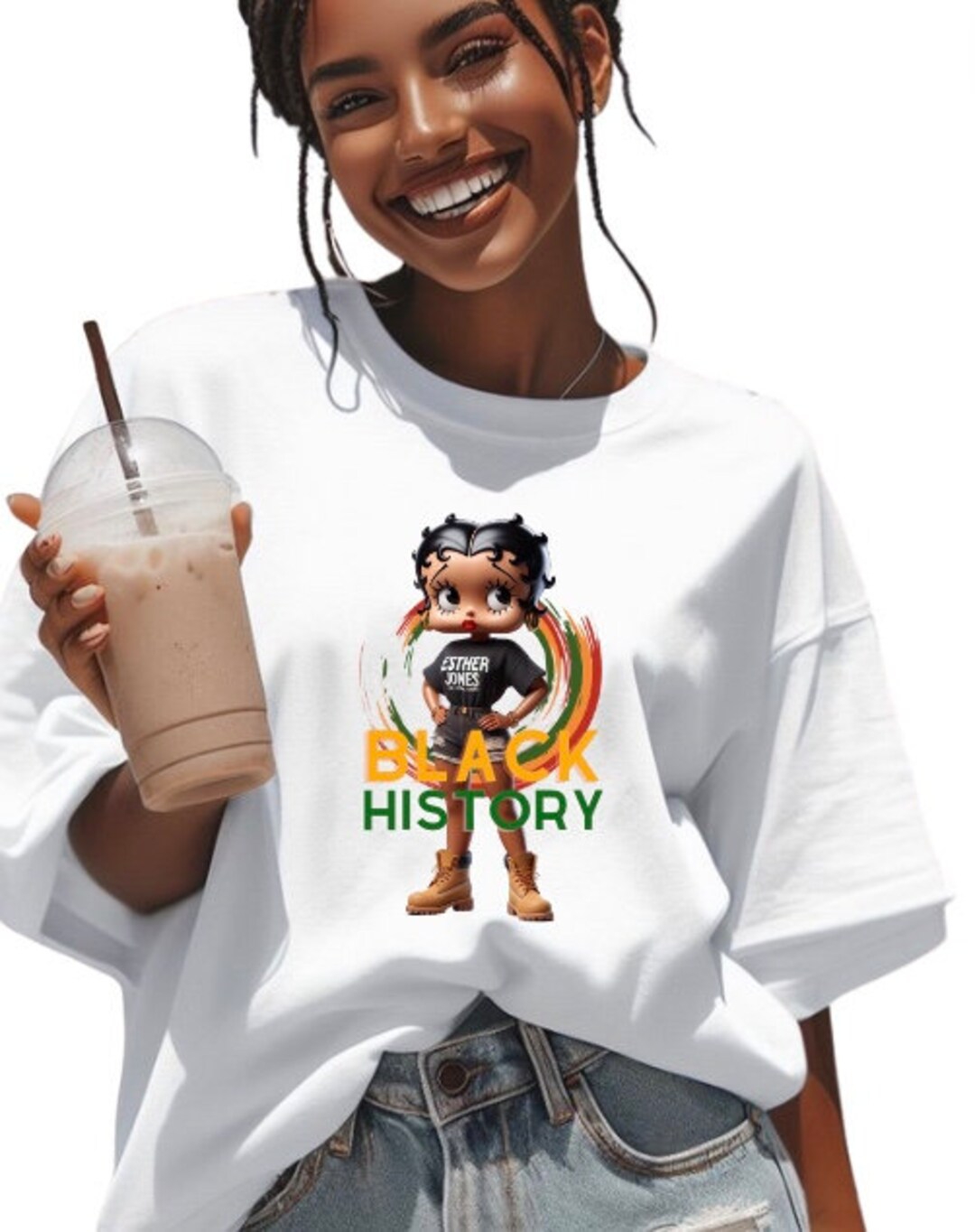 I Am Black History, Black History Monthpng, Esther Jones, Sublimation ...