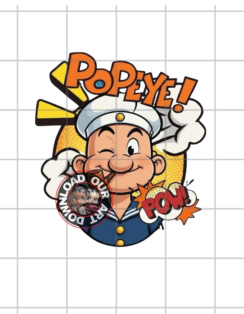 Popeye Png Comic Popeye Jpg Pop Art Retro Cartoon Funny Workout Png ...
