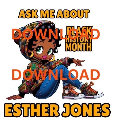 Original Betty Boop Baby Esther, Esther Jones I Am Black History Black ...