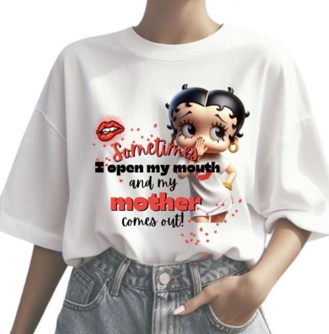 Daughter Mug Png, Png for Daughter, Affirmation Png, Betty Boop ...