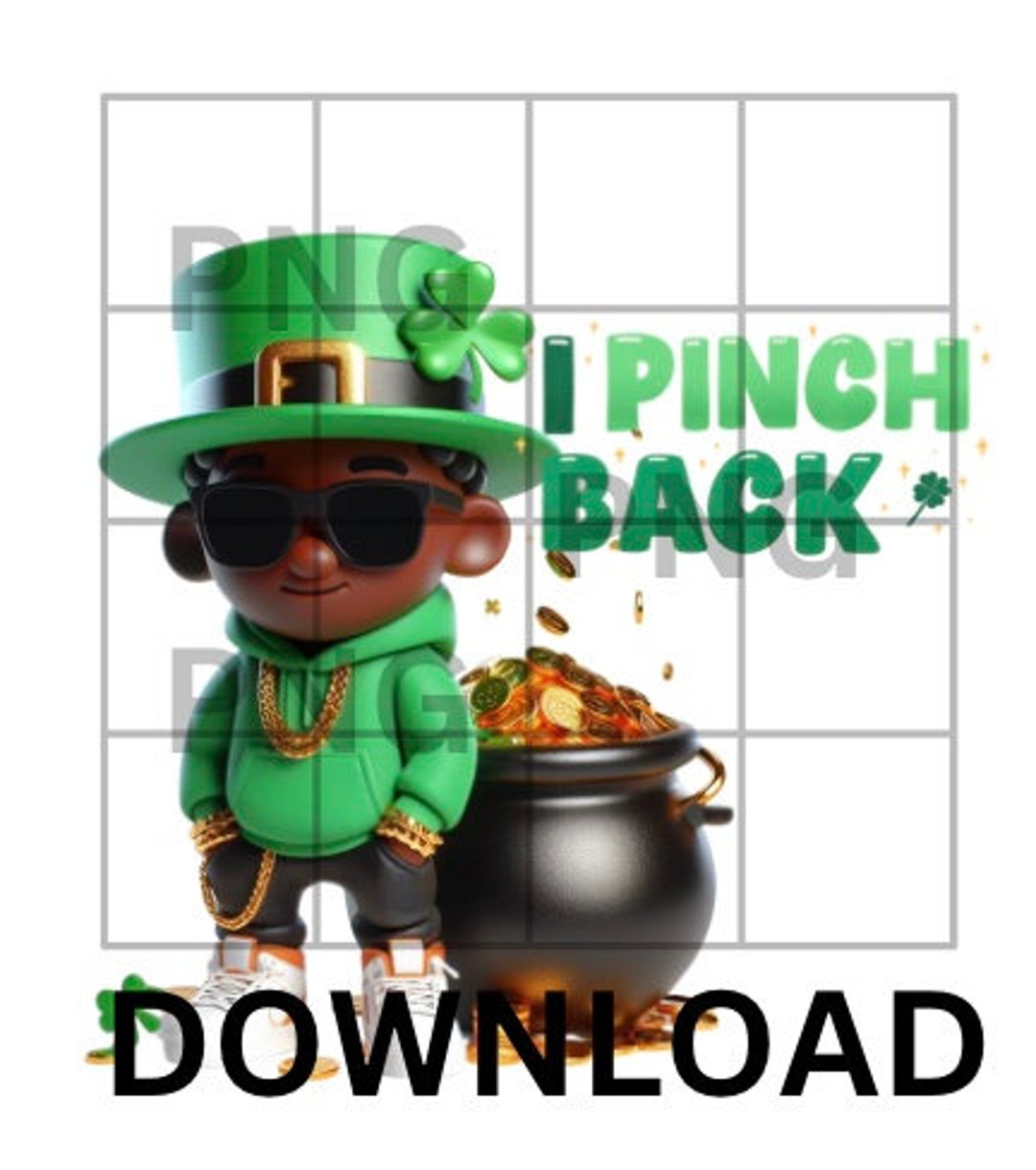 Black Leprechaun Png, I Pinch Back, St Patricks Day, Saint Patricks Day ...