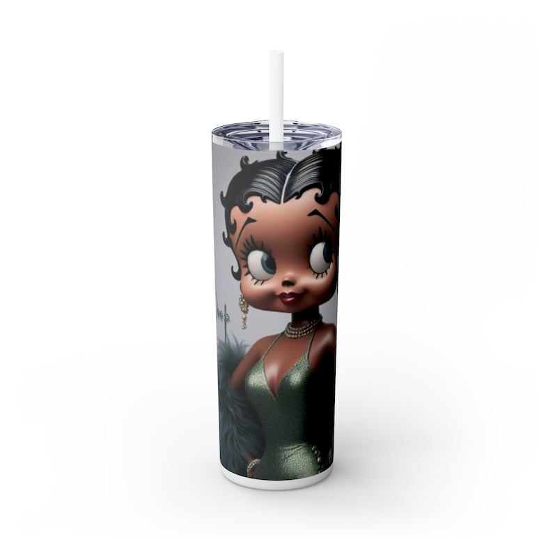 Tumblers Betty Boop, Black Betty Boop PNG, Tumbler Wrap, Tumblerwraps ...