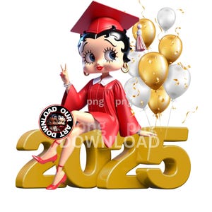 Graduate Senior Png Graduation Shirt Png Png Betty Boop Senior Girl ...