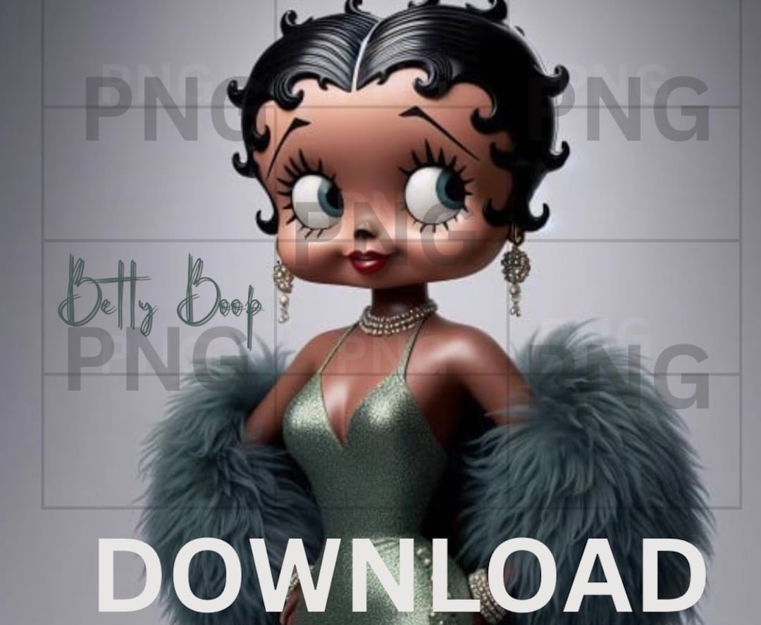 Tumblers Betty Boop, Black Betty Boop PNG, Tumbler Wrap, Tumblerwraps ...