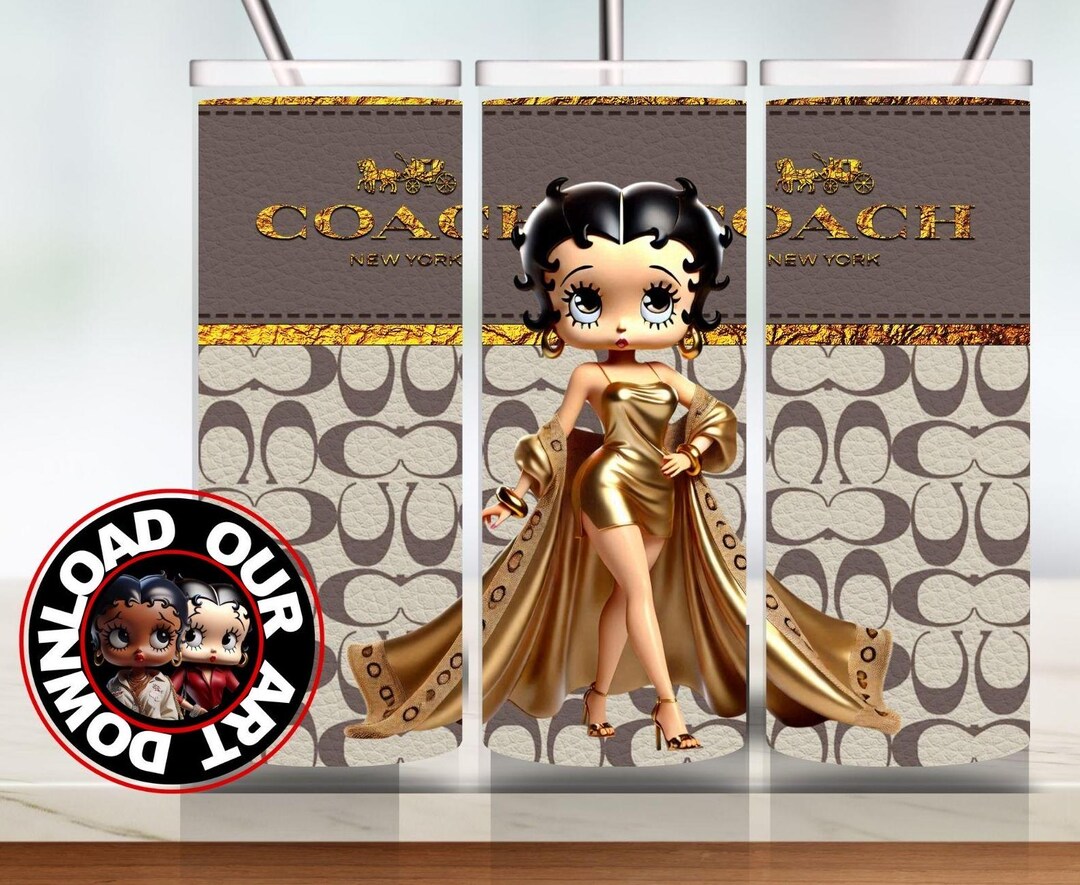 Betty Boop Purse Tumbler Wrap PNG, Betty Boop Designs, Leather Purse ...