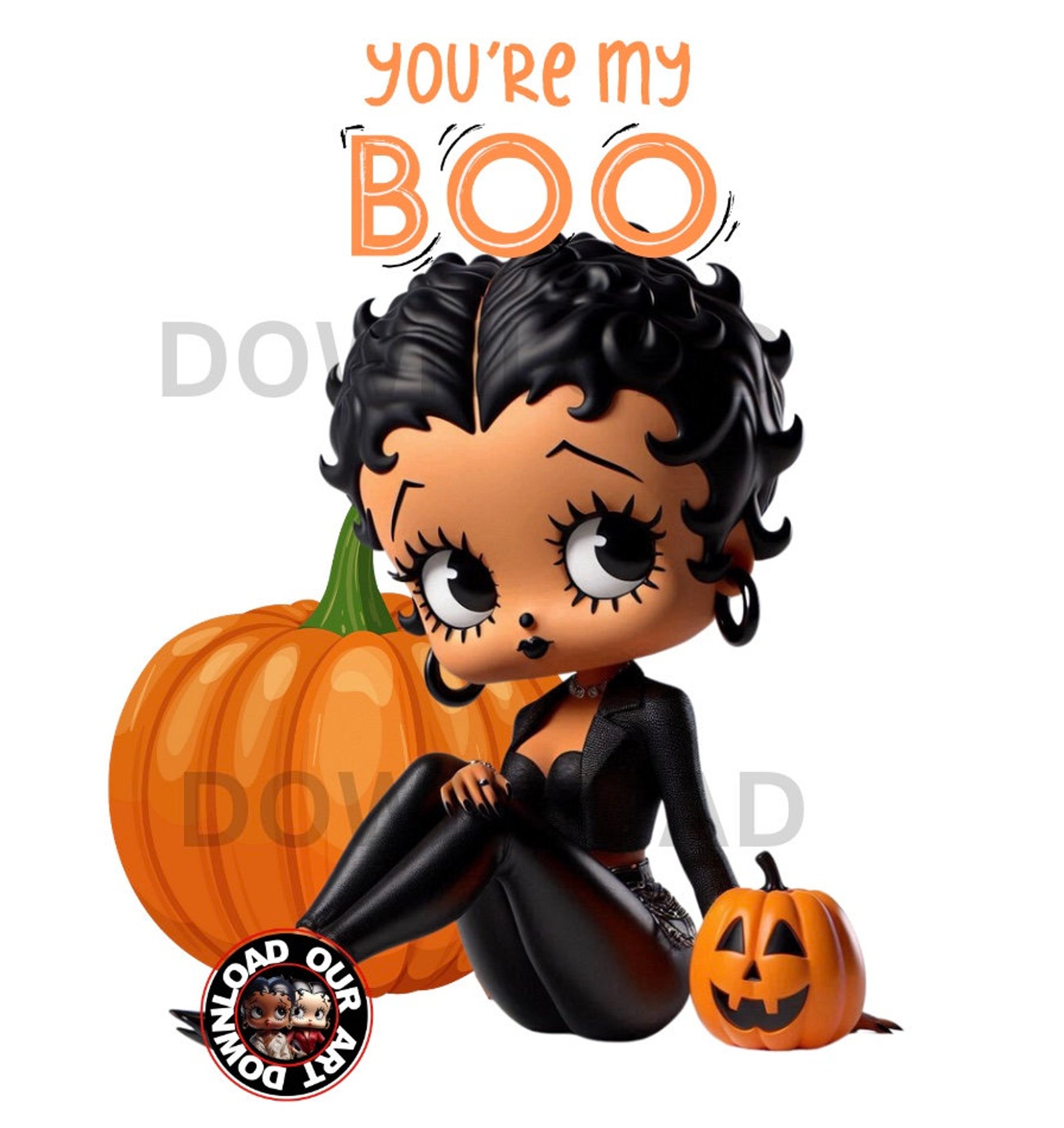 Spooky Season Png, Funny Halloween, Boo Boo Crew, Betty Boop PNG ...