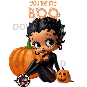 Spooky Season Png, Funny Halloween, Boo Boo Crew, Betty Boop PNG ...