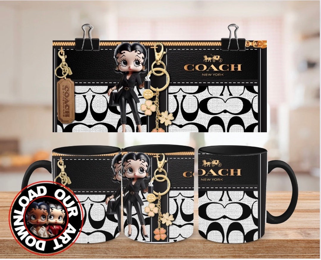 Betty Boop Mug Wrap, 15oz, 11oz, Sublimation Mug Wrap, Designer Png ...