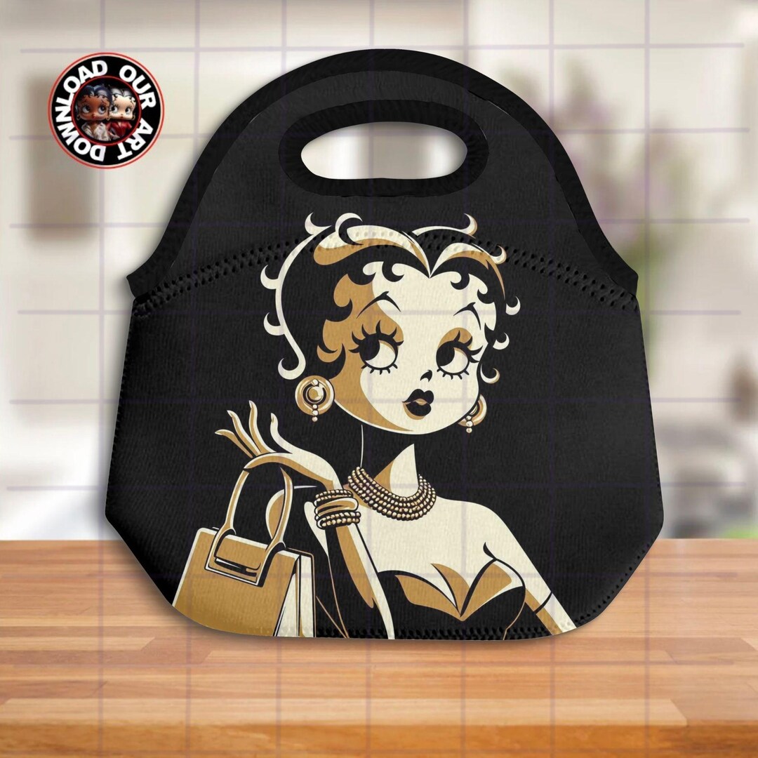 Lunch Tote Png Betty Boop Lunch Box Png Purse Lunch Box Sublimation ...