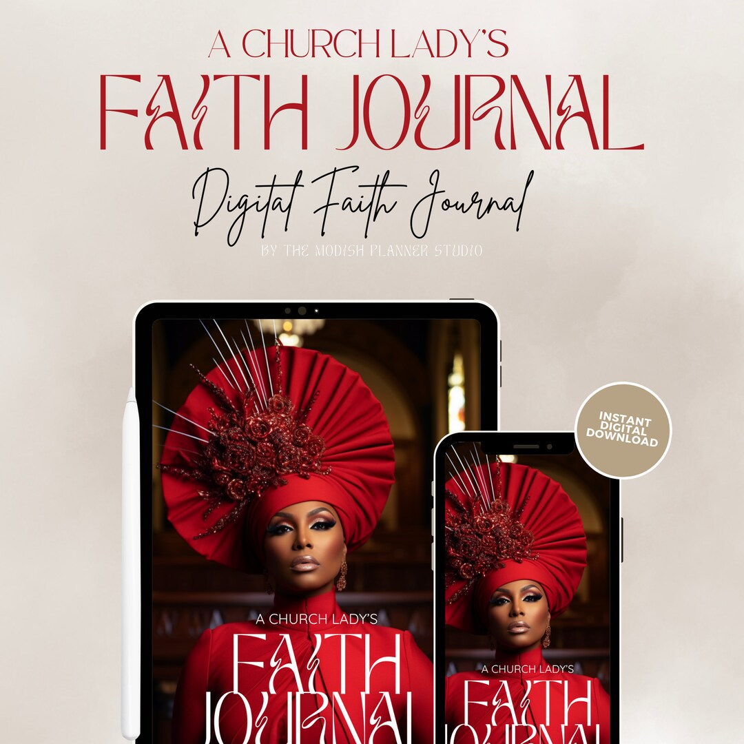 A Church Lady's Digital Faith Journal, Goodnotes Journal, Aesthetic ...