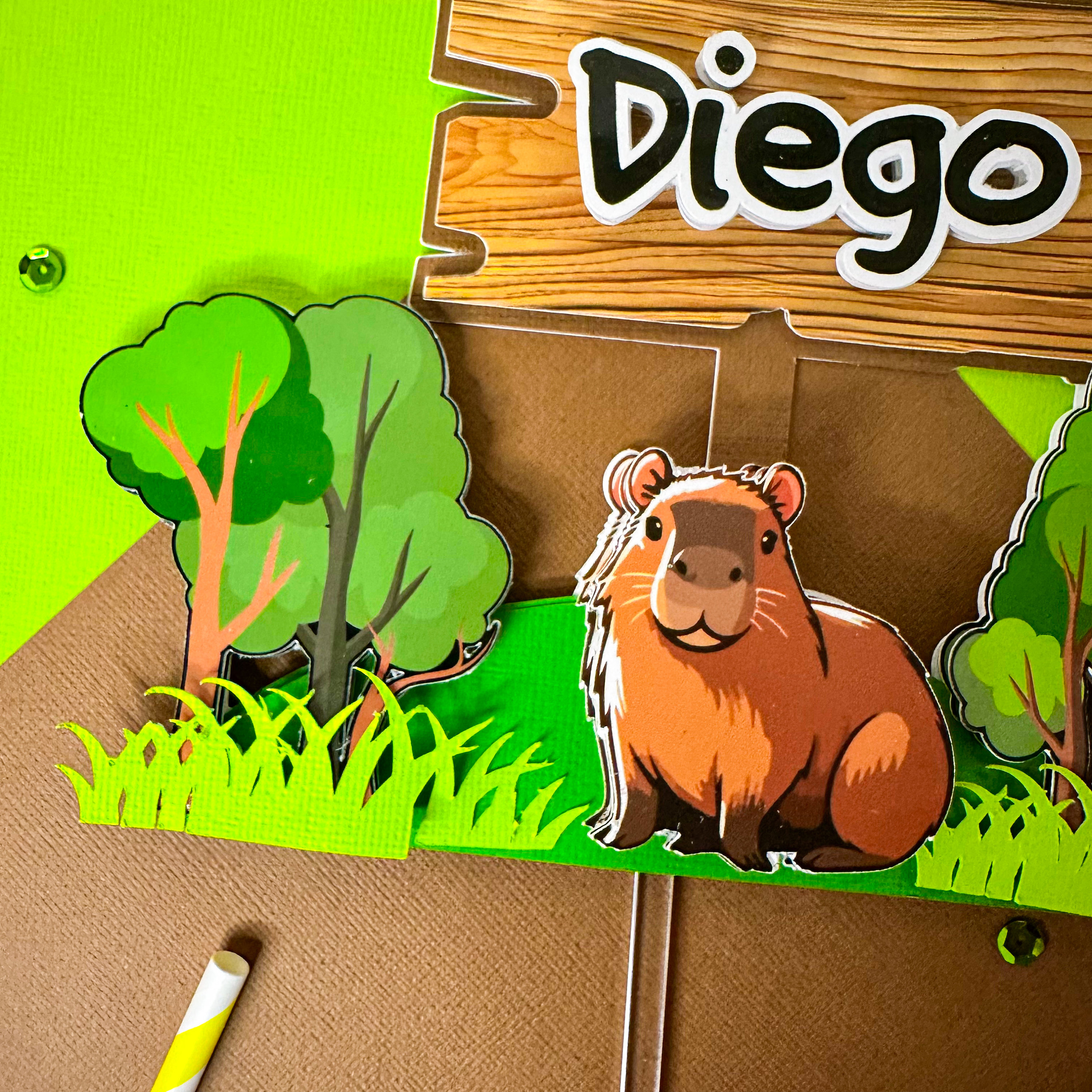 Capybara Cake Topper, Capybara Lover Party Decor, Baby Capybara Theme ...