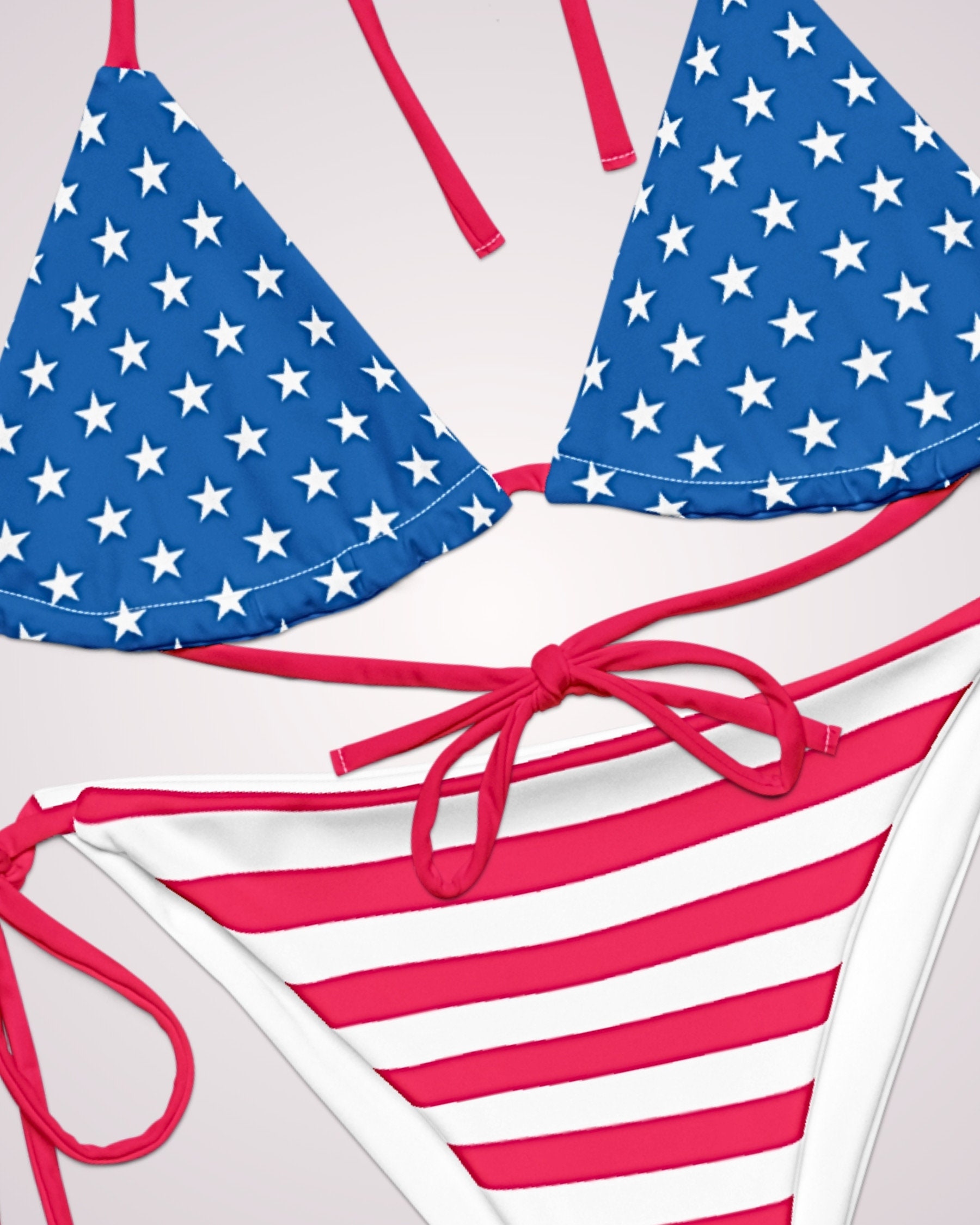 String Bikini Swimsuit Woman Bathing Suit 2 Piece Swim Suit Set ...