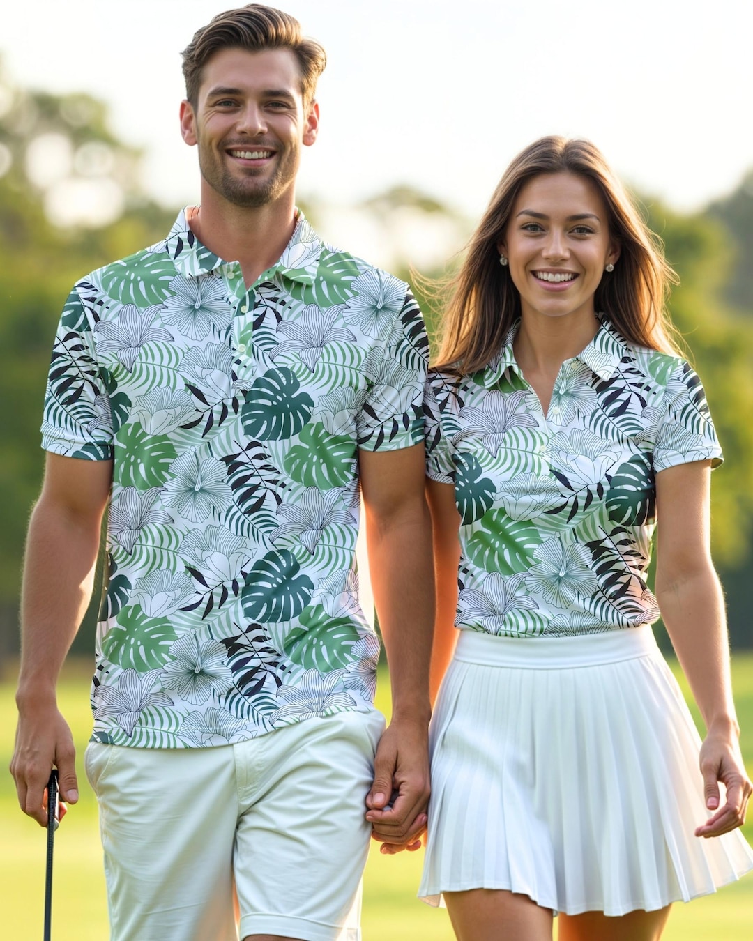 Couples Matching Golf Shirts Family Polo for Summer Golf Tournament ...