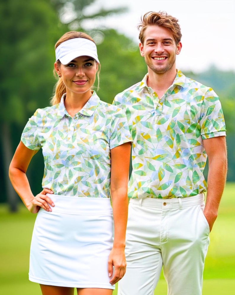 Couples Matching Golf Shirts Family Polo for Summer Golf Tournament ...