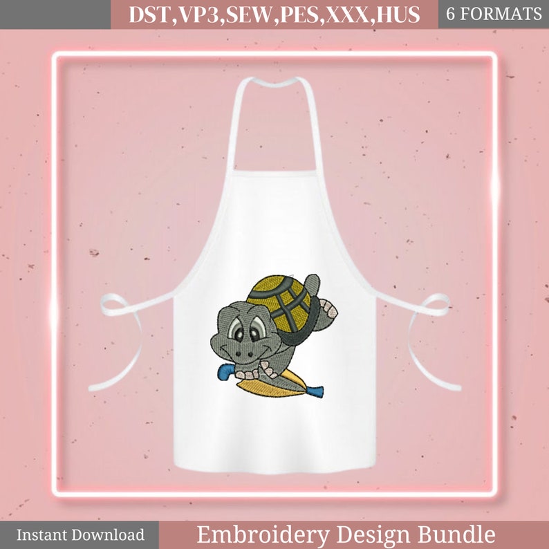 Turtle Embroidery Design Cute Turtles Embroidery Little Turtle ...