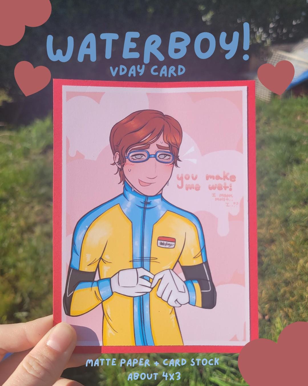 Waterboy 'dispatch' Valentine's Day Card | Dispatch - Etsy UK