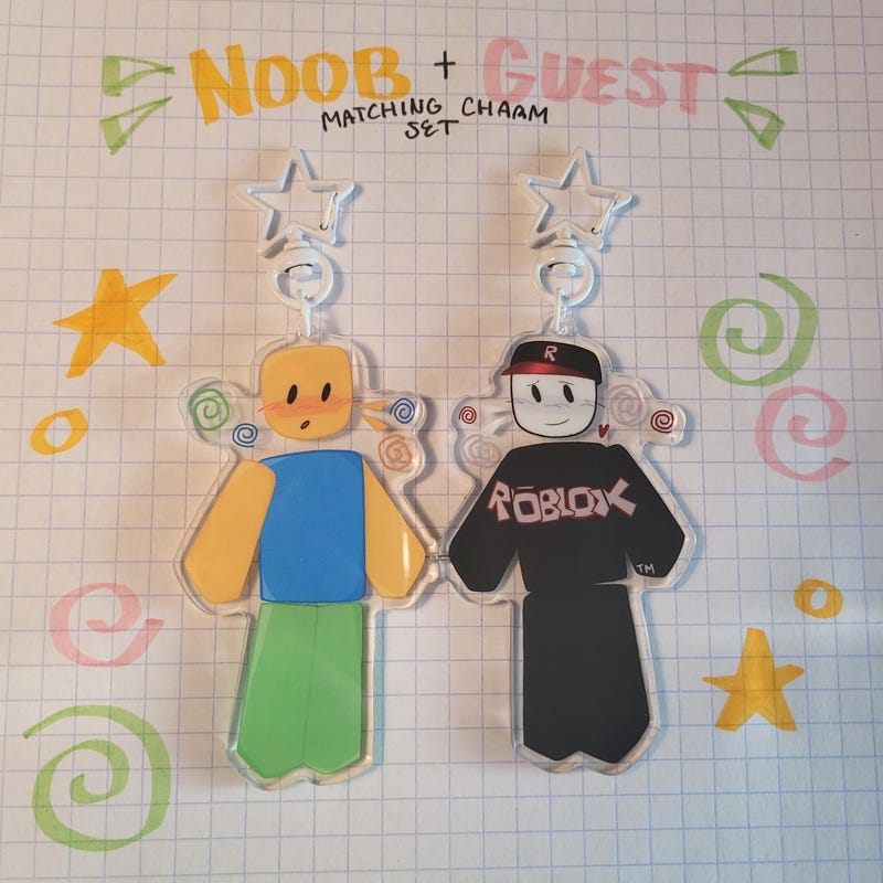 Forsaken Roblox Keychain - Etsy