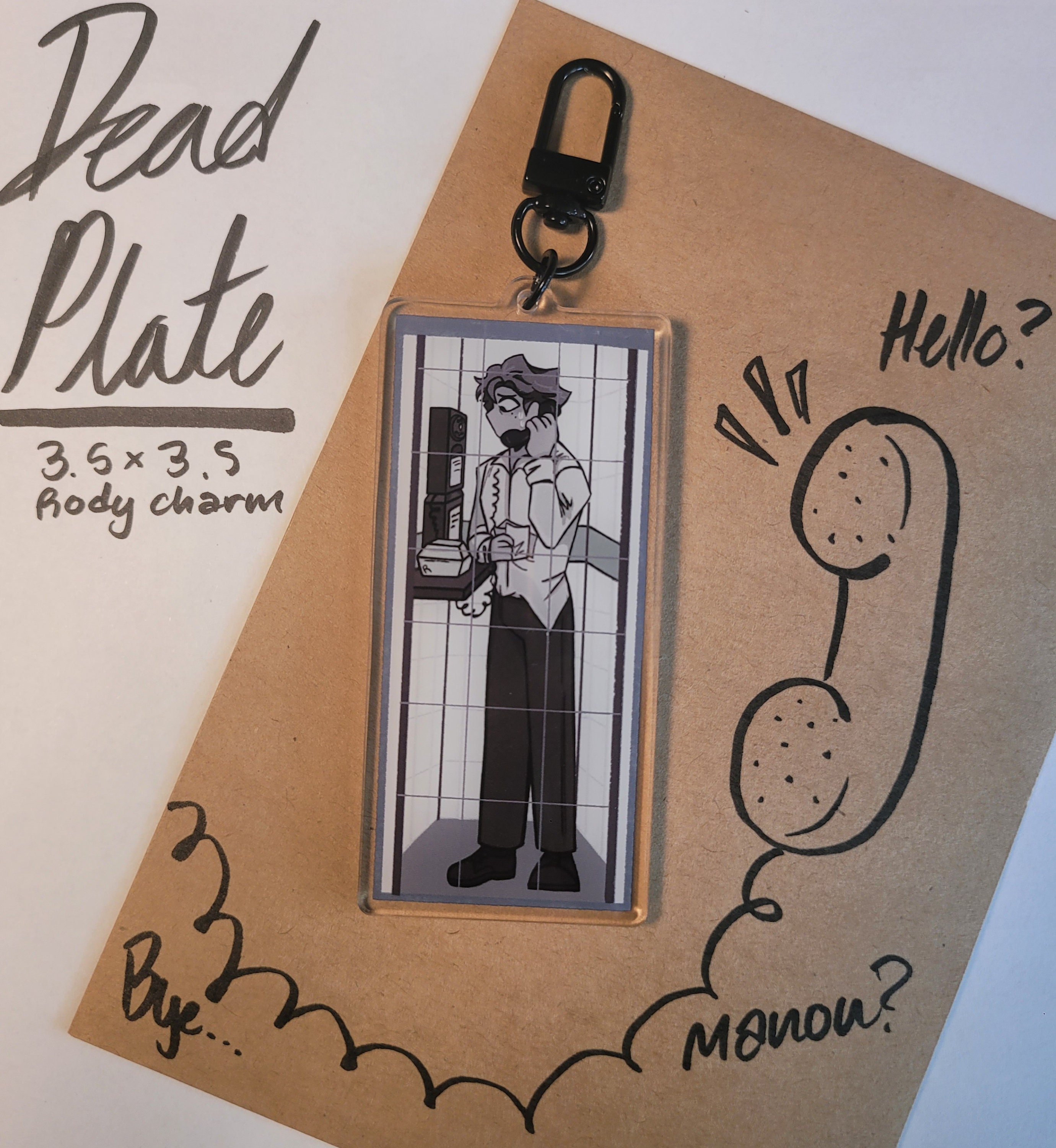 Phone Booth Rody Charm Dead Plate - Etsy