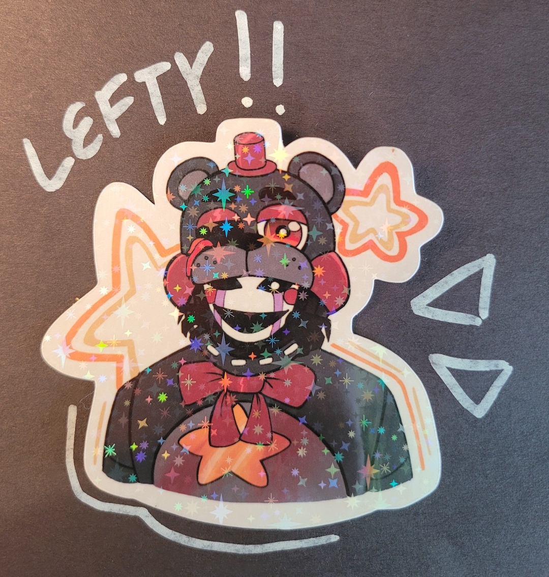 Lefty + Marionette Sticker | FNAF Pizza Simulator - Etsy