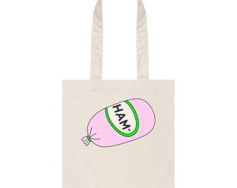 Vintage Red Eye Brand Cooked Country Style Ham Cloth Bag Made in ...