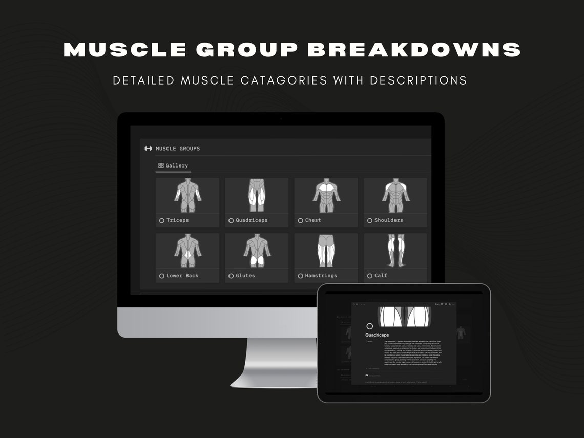 Notion Ultimate Workout Planner 2024 All-in-one Notion Dashboard ...