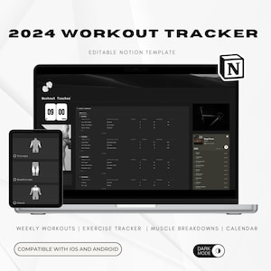 Notion Ultimate Workout Planner 2024 All-in-one Notion Dashboard ...