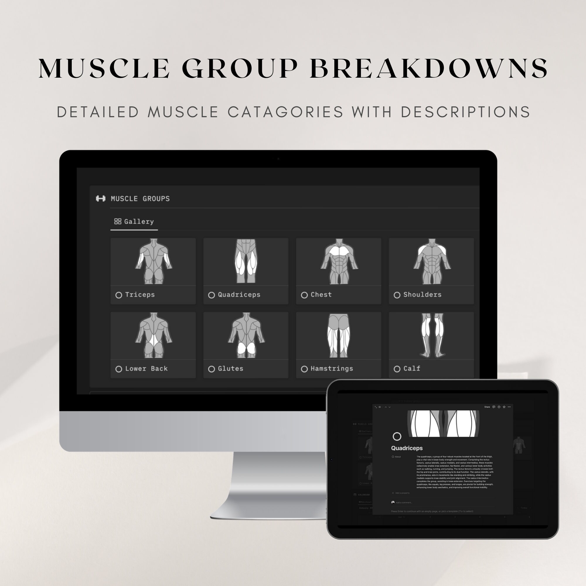 Notion Ultimate Workout Planner 2024 All-in-one Notion Dashboard ...