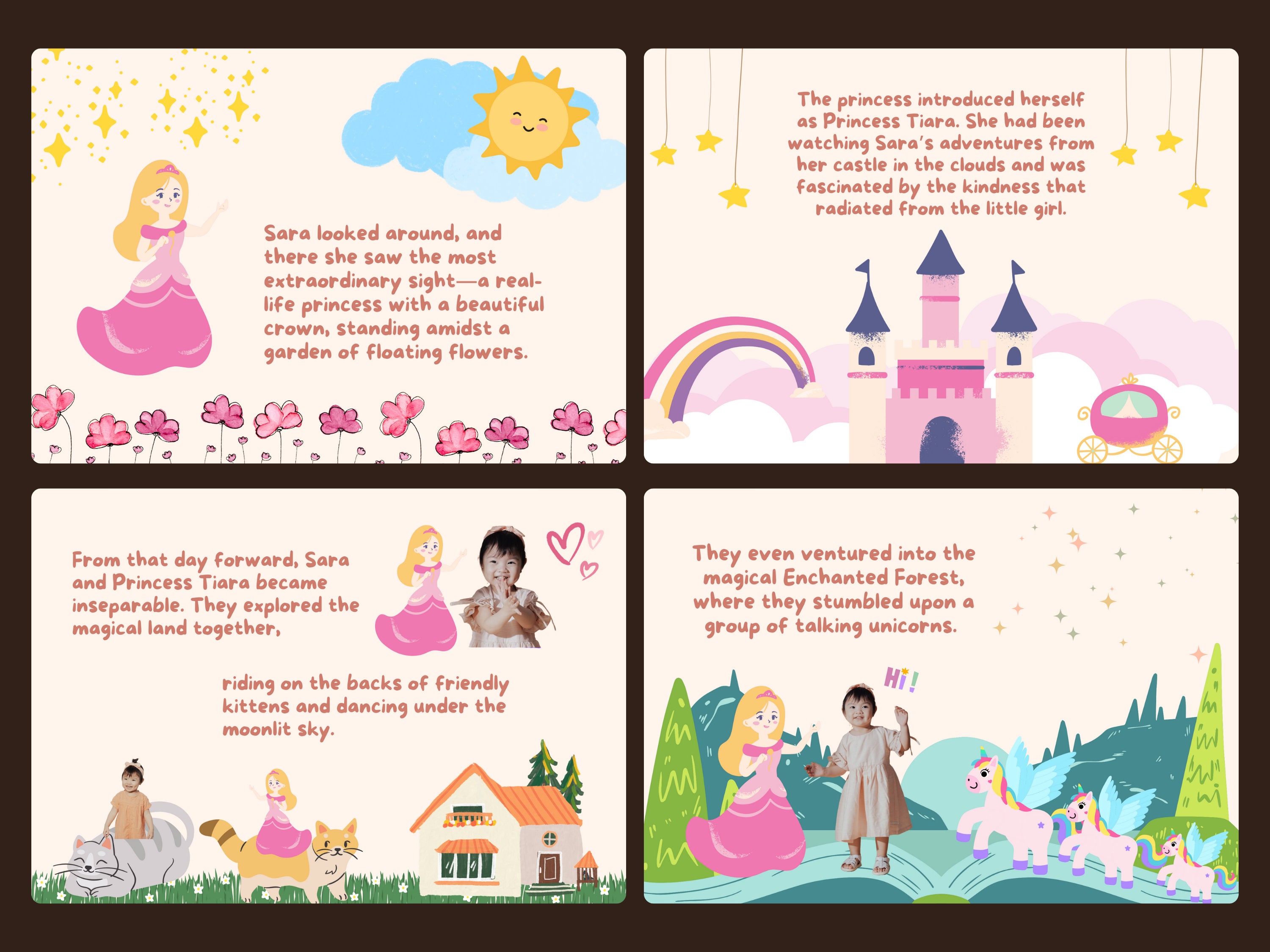 Customisable Children's Book Princess Best Friend DIY Editable ...