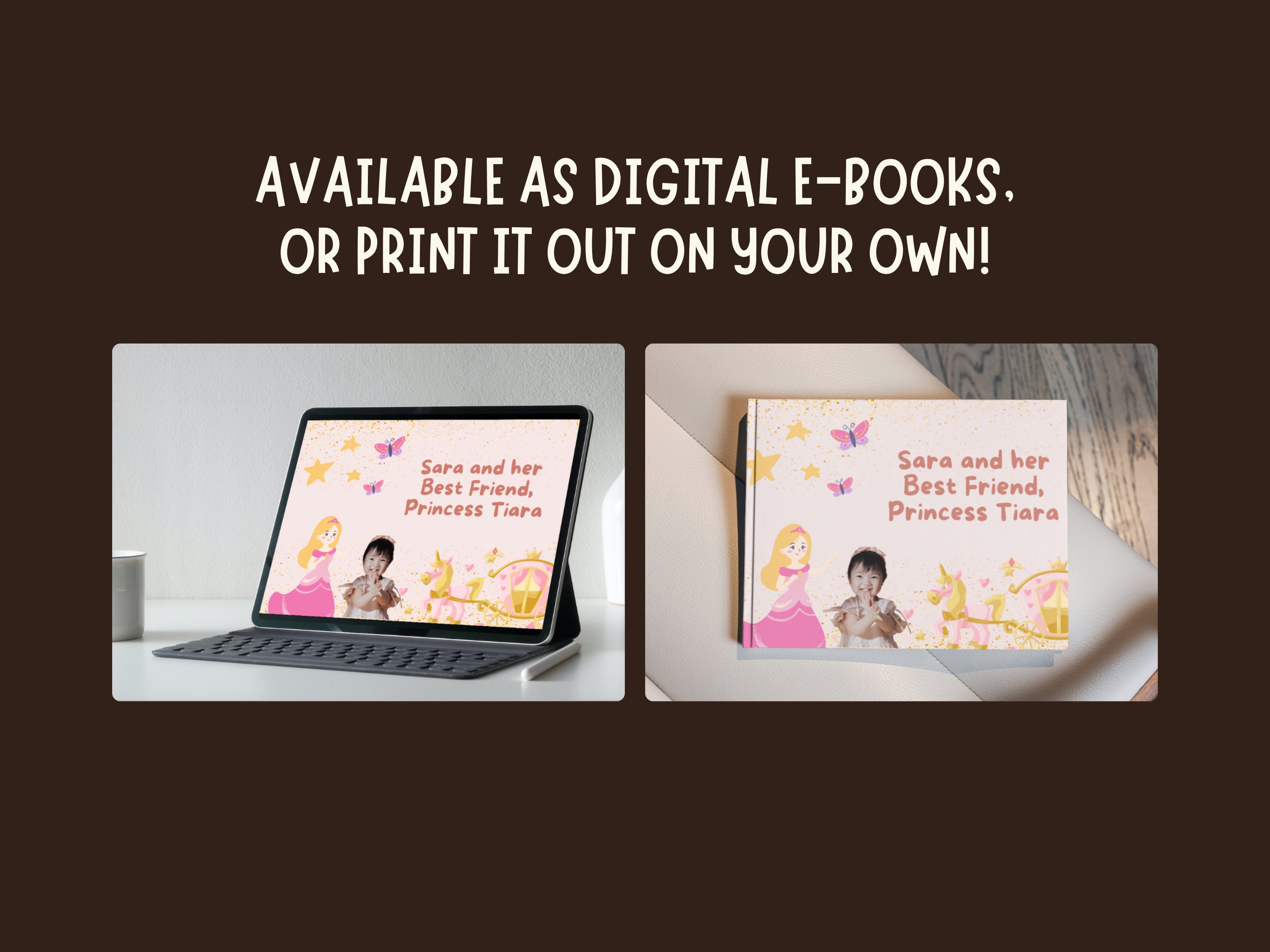 Customisable Children's Book Princess Best Friend DIY Editable ...
