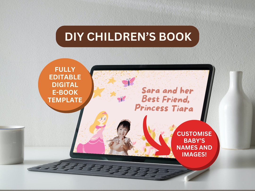 Customisable Children's Book Princess Best Friend DIY Editable ...
