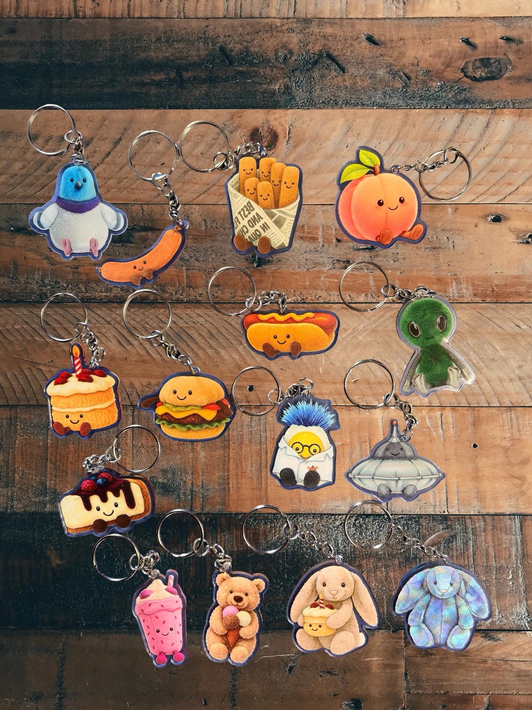 Acrylic Keychain or Bag Charm - Etsy