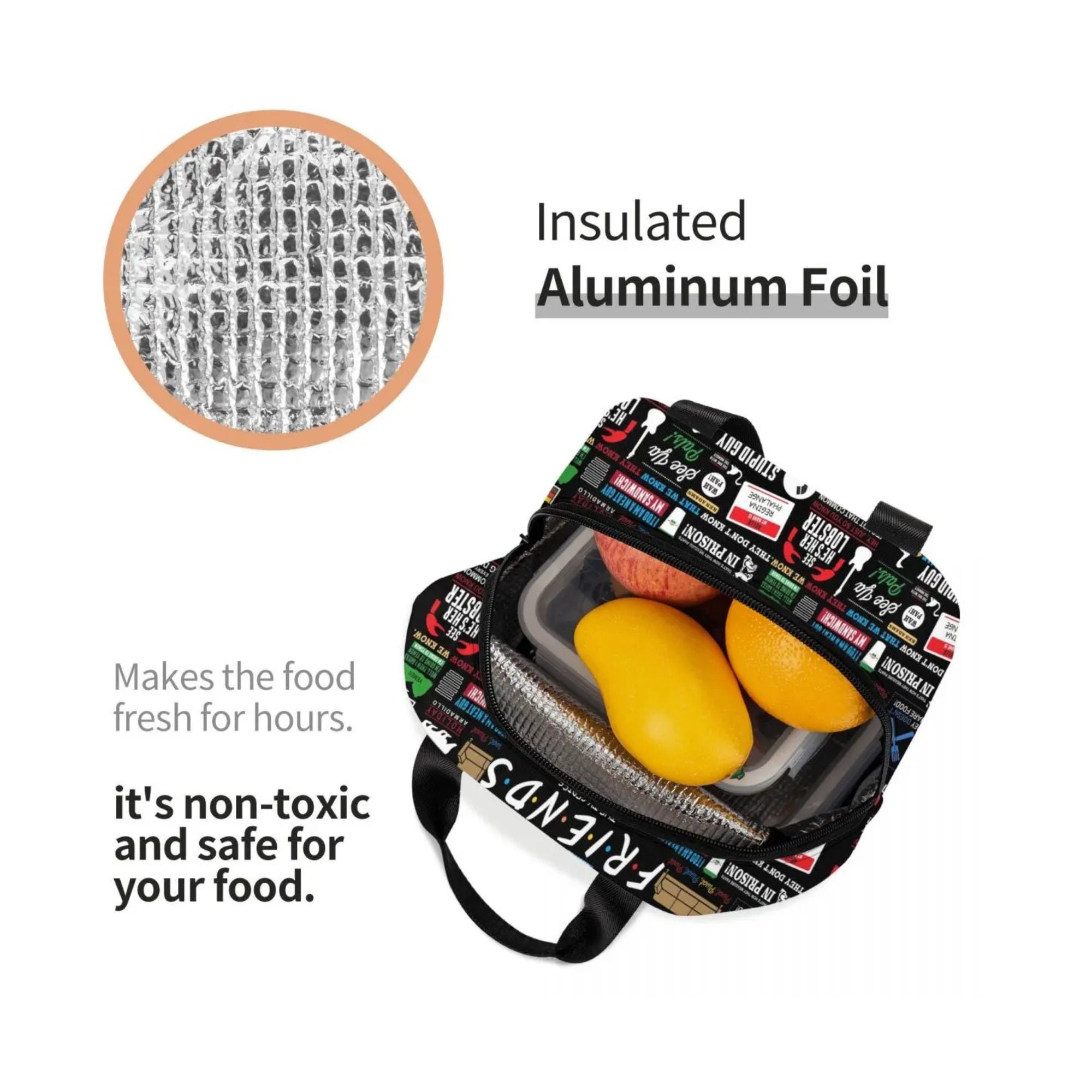 Central Perk Friends Lunch Bag: Keep Your Food Fresh On-the-go With ...