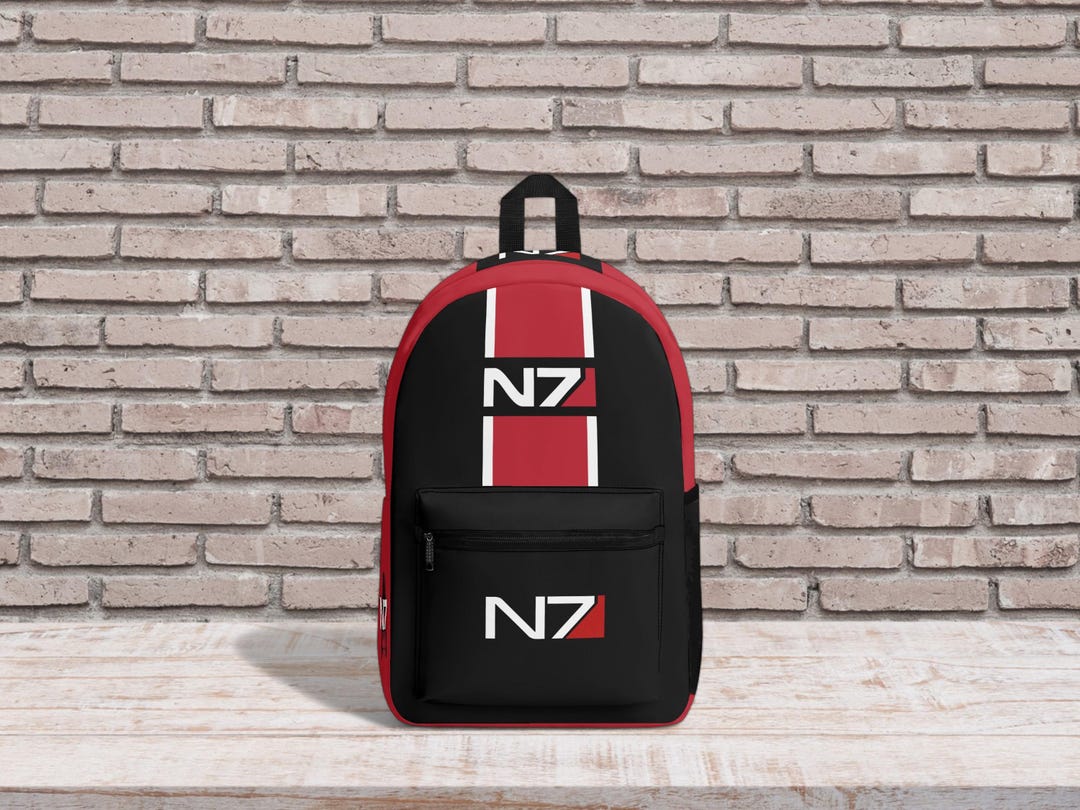 Unique Mass Effect N7 Inspired Backpack - Gamer Backpack/ Travel ...