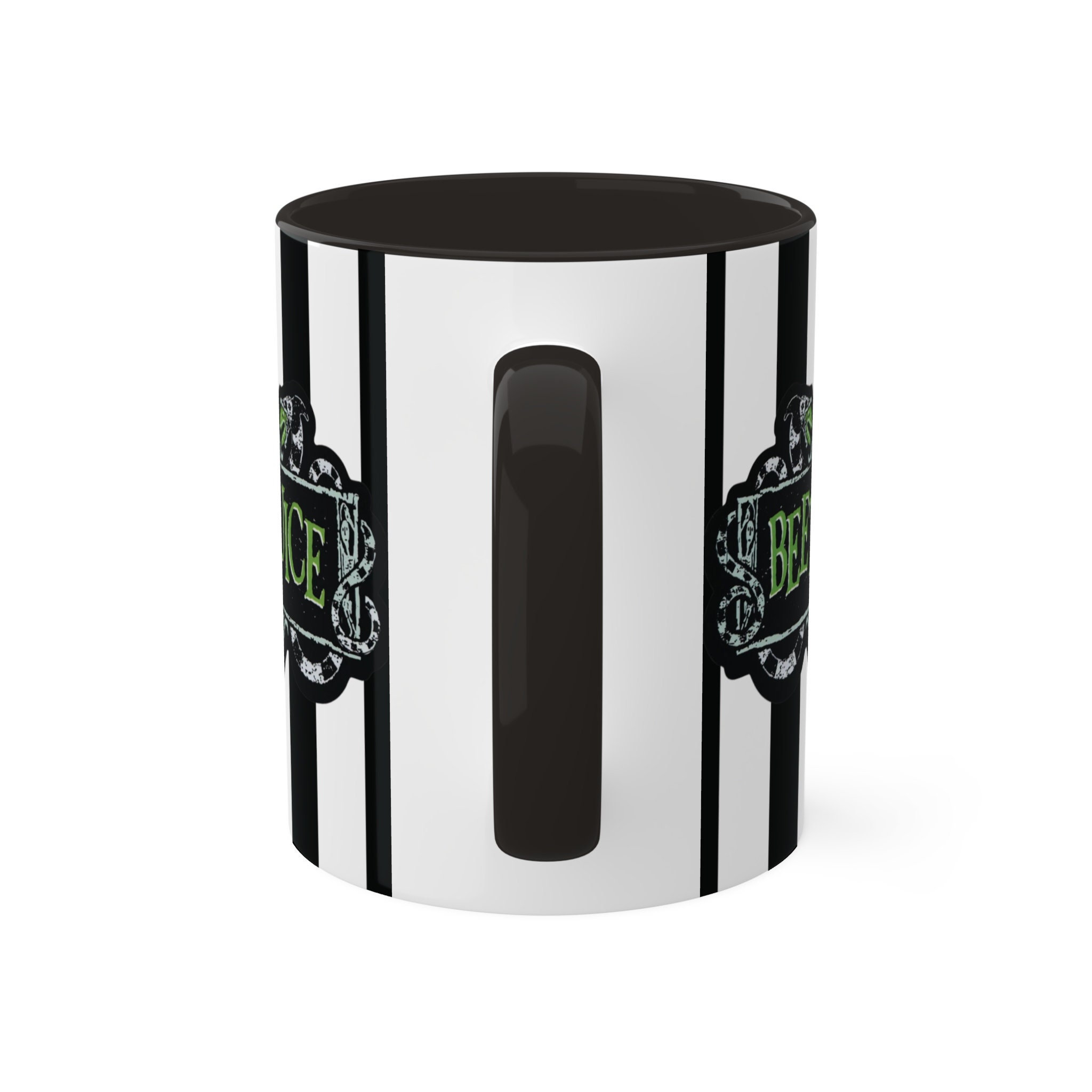 Beetlejuice Mug, White Mug, Black Coffee Mug 11oz - Etsy