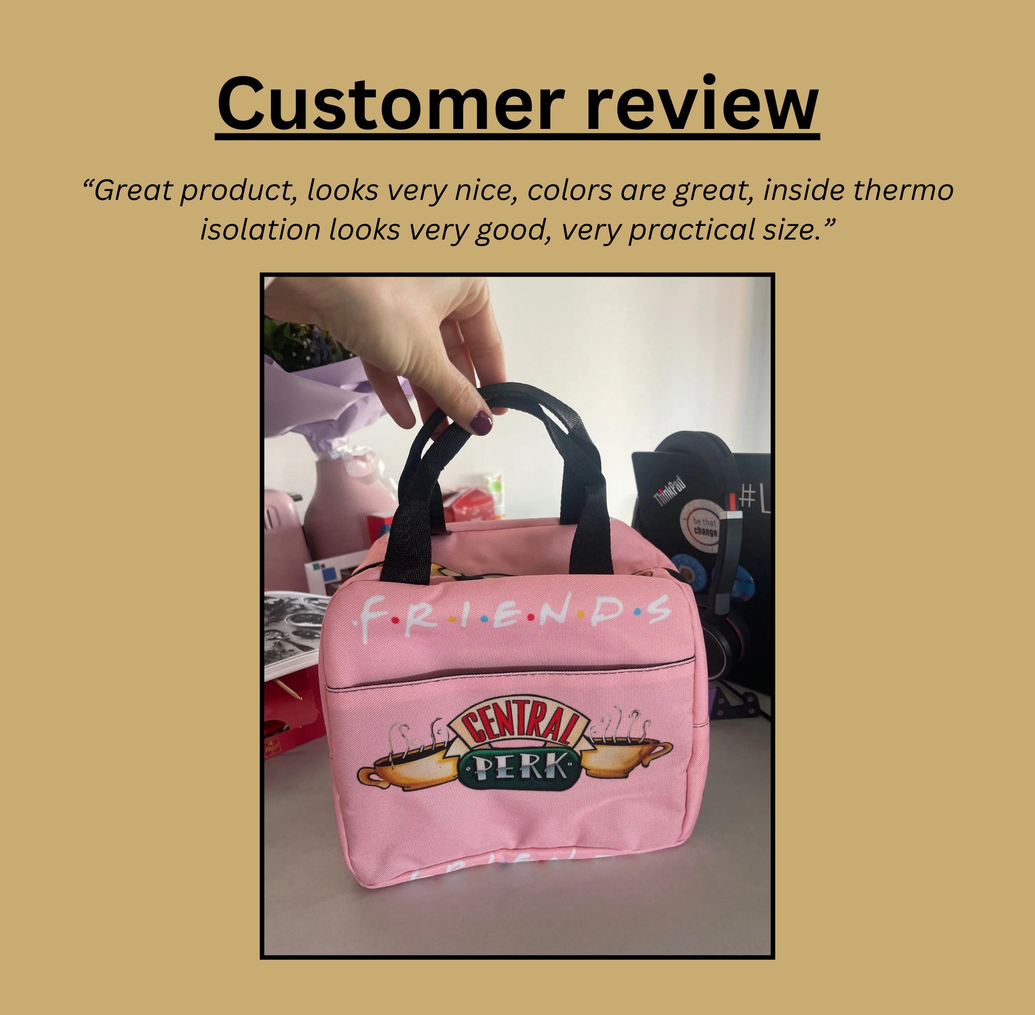 Central Perk Friends Lunch Bag: Keep Your Food Fresh On-the-go With ...