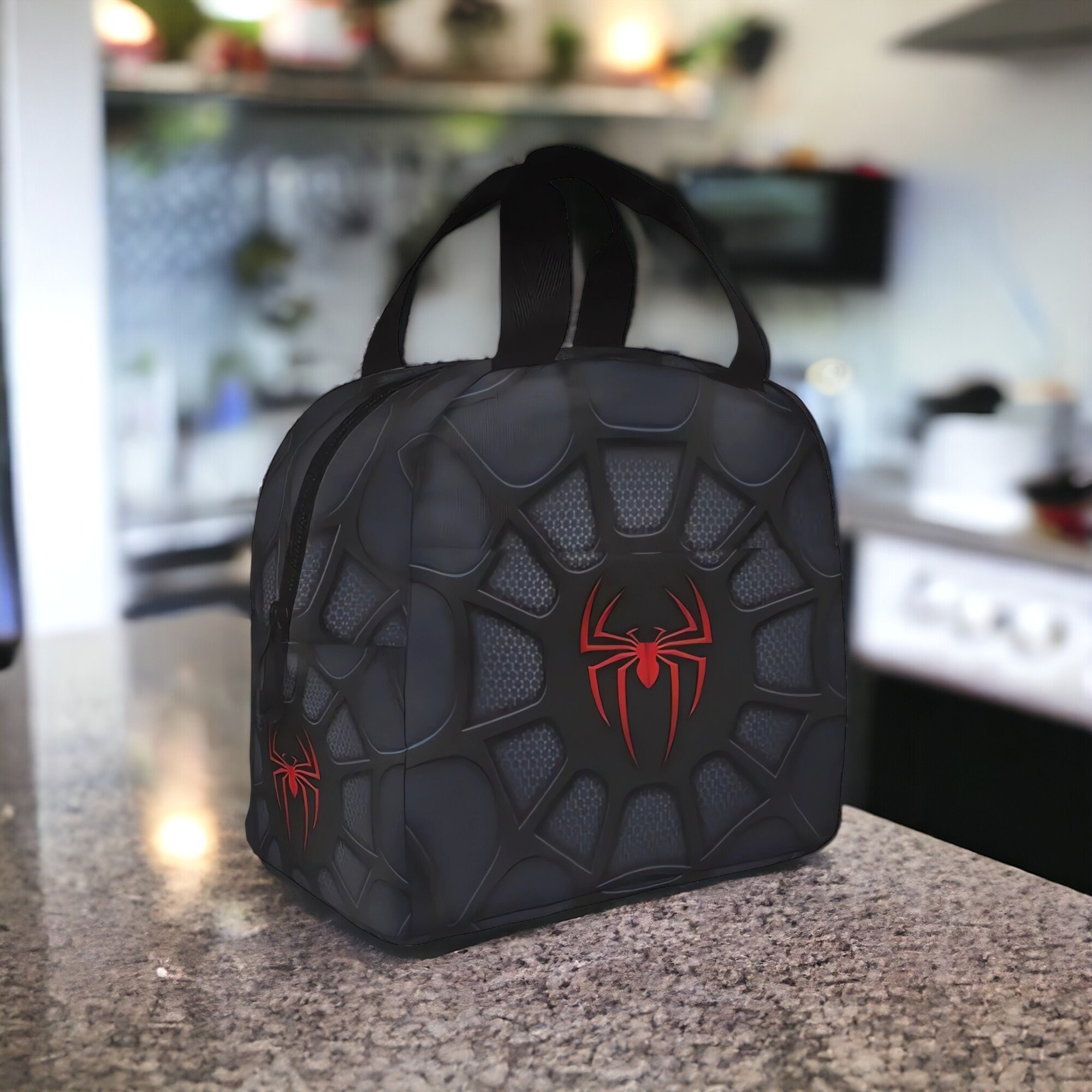 Super Hero Lunch Bag Cartoon Waterproof Insulated Lunch Box Comics Hero ...