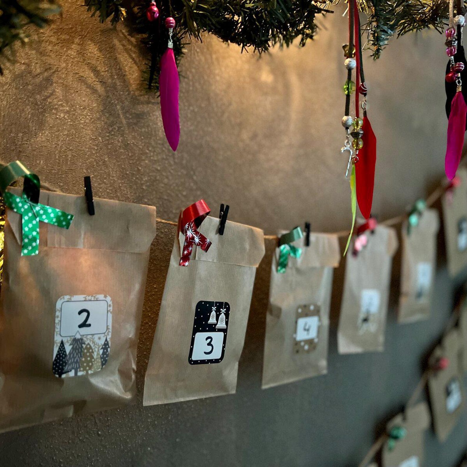 Advent Calendar, Handmade Dutch Hair Accessory - Etsy