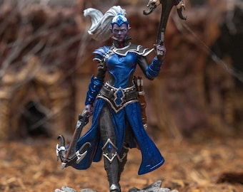Female Elf / Drow Warrior - Etsy