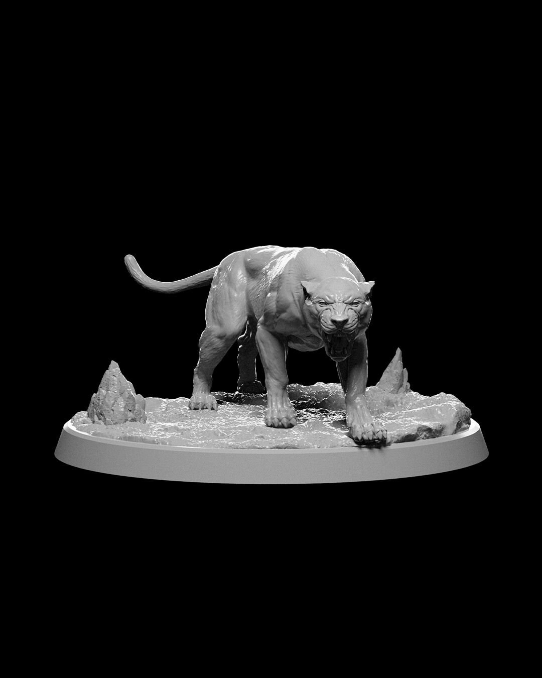Magical Panther Miniature - Etsy