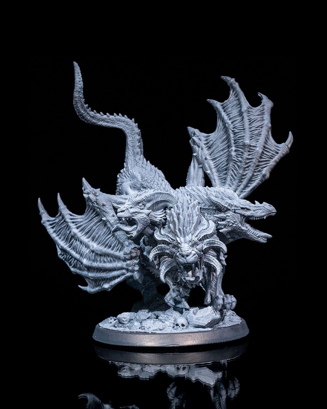 3D Printed Chimera Miniature - Etsy