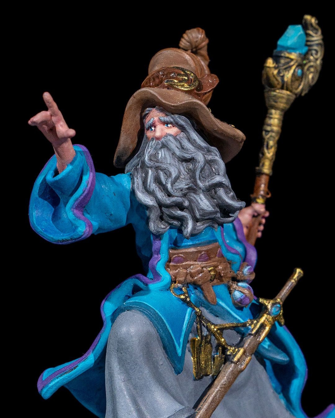 3D Printed Wizard Miniature - Etsy