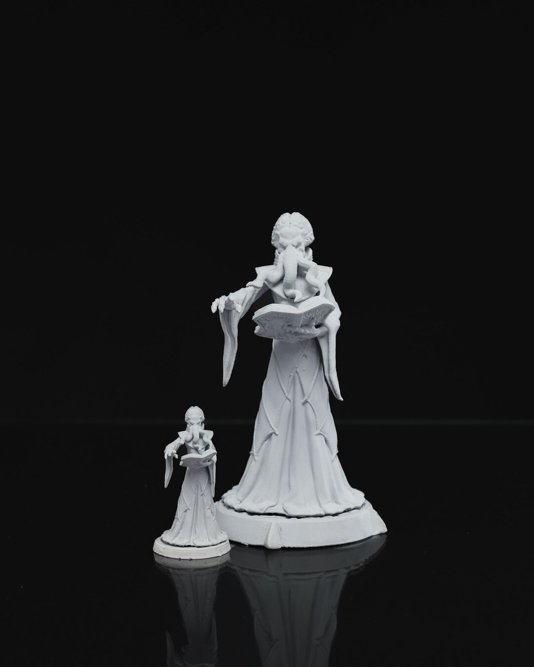 3D Printed Ilithid Set of 3 With Intelect Devourer Miniaturs - Etsy