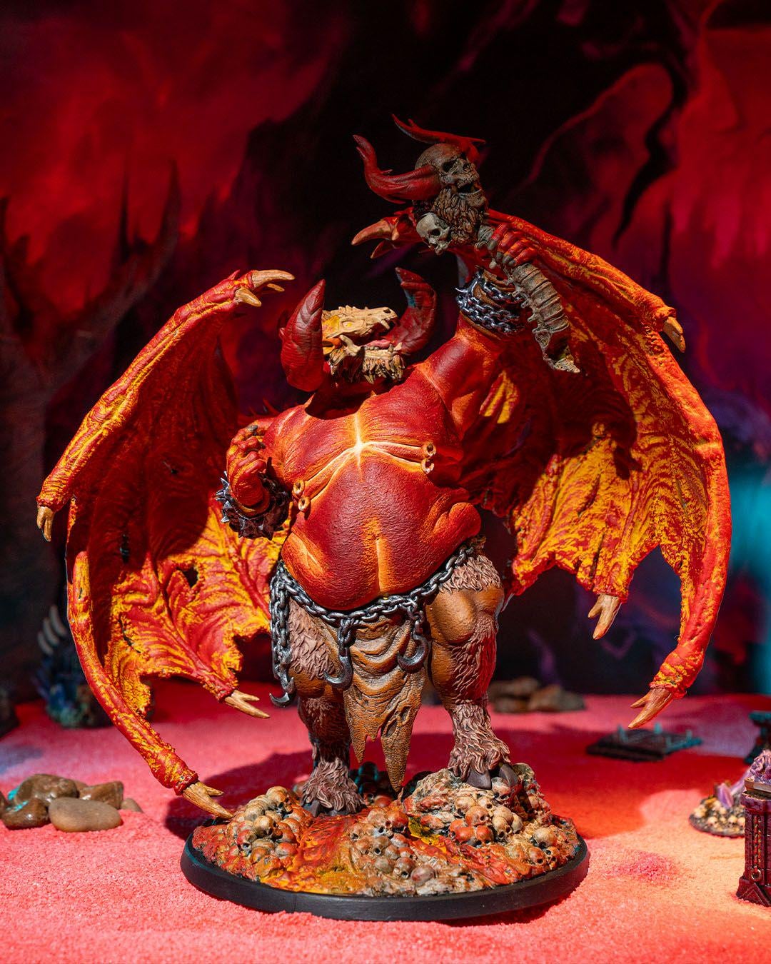 Orcus Demon Lord Miniature, 32mm Resin Figurine, Dnd RPG Tabletop ...