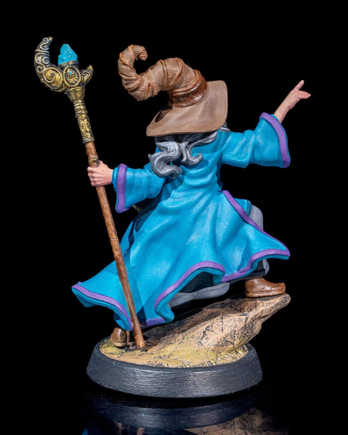 3D Printed Wizard Miniature - Etsy