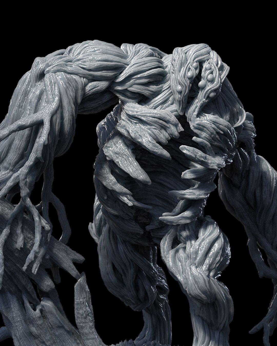 3D Printed Awakened Tree Miniature - Etsy