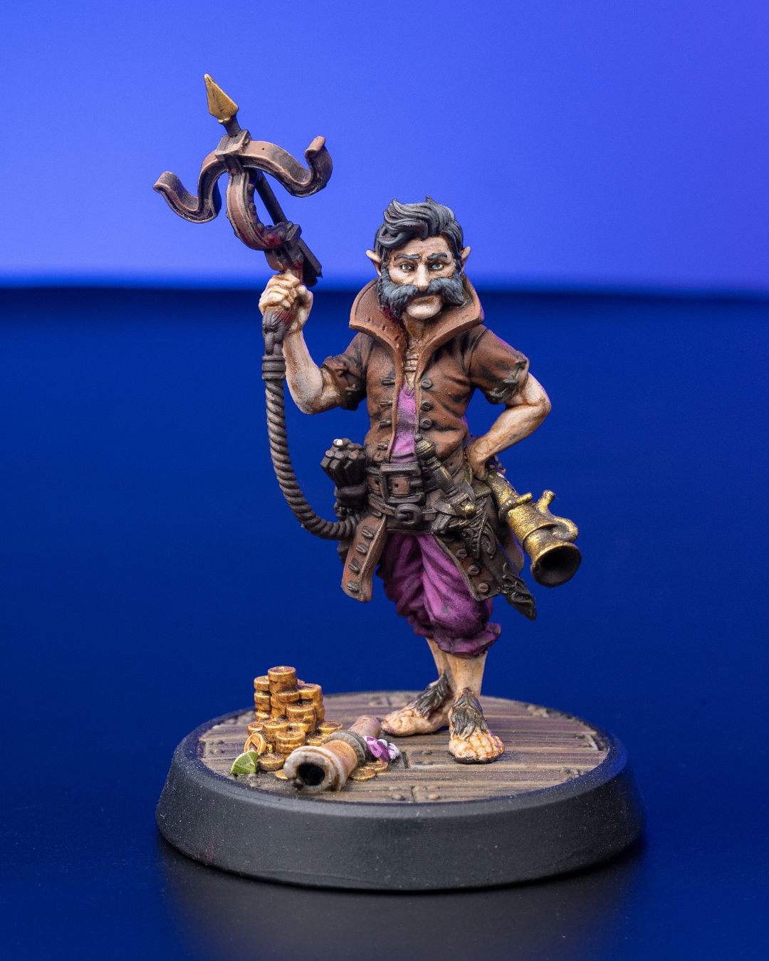 Half Pint Halfling Pirate Miniature 32mm - Etsy
